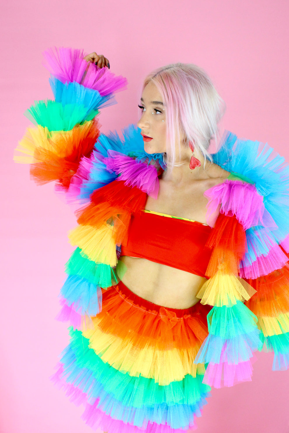 RAINBOW RUFFLE JACKET – That's Sew Maisie